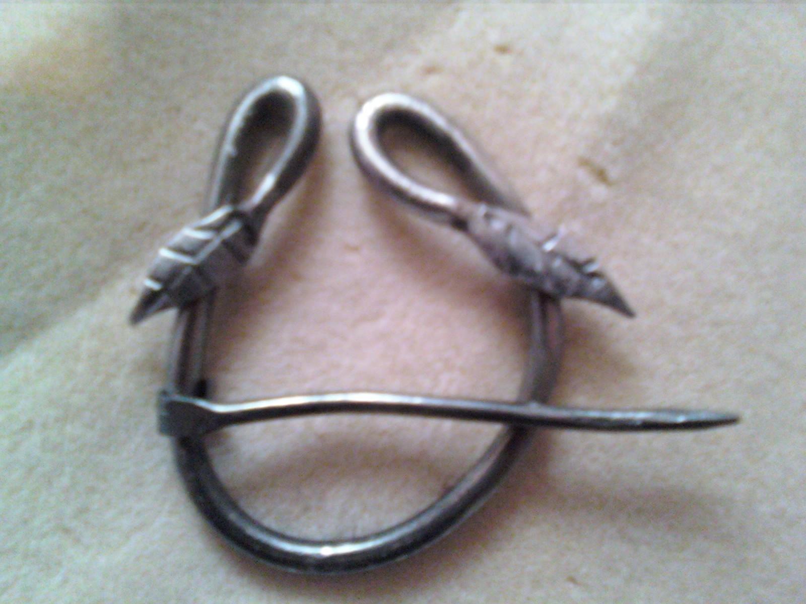 Leaf Cloak Pin - Member Galleries - I Forge Iron