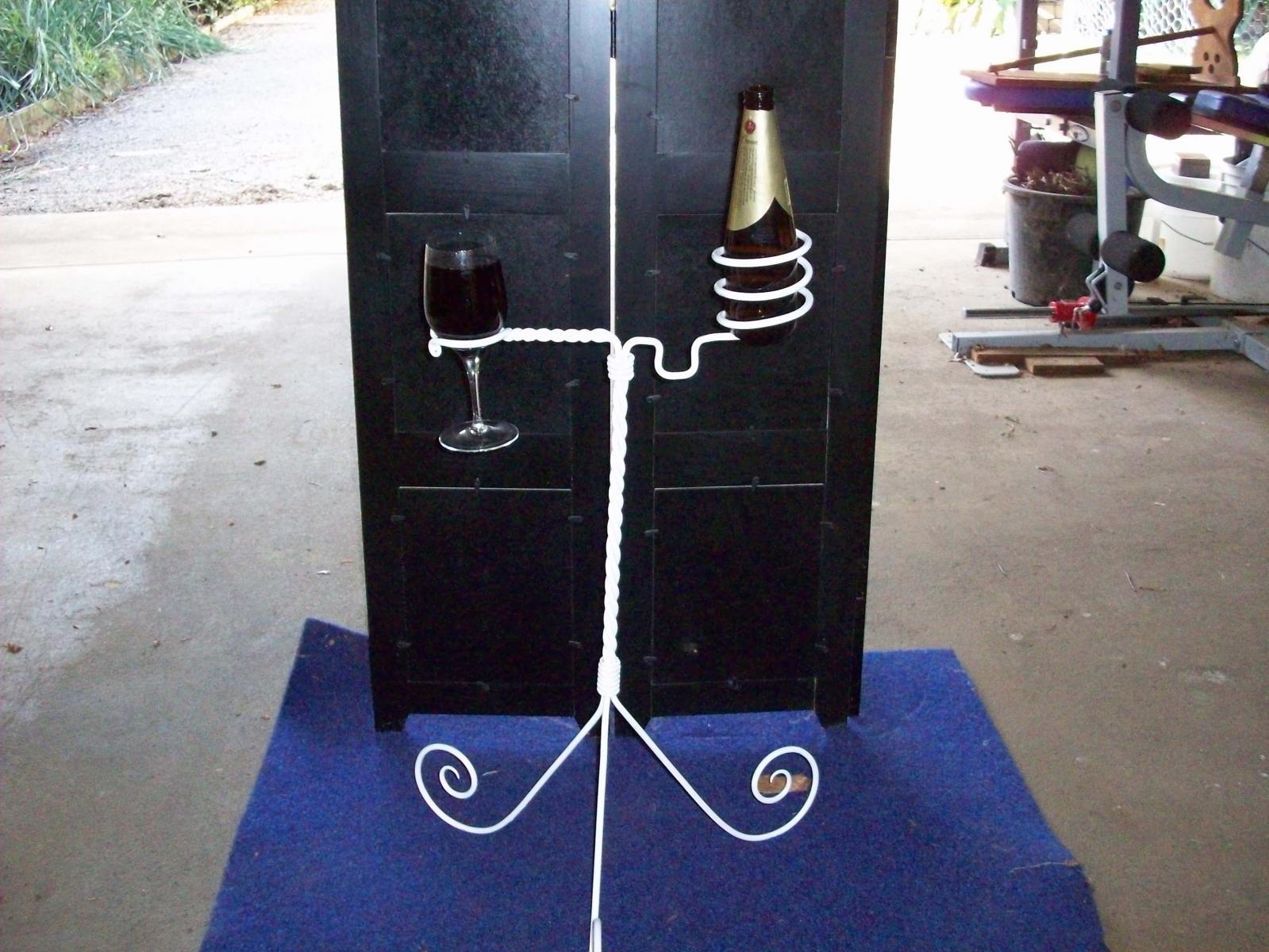 free standin' wine glass / tinnie / smokes holder - Member Galleries ...