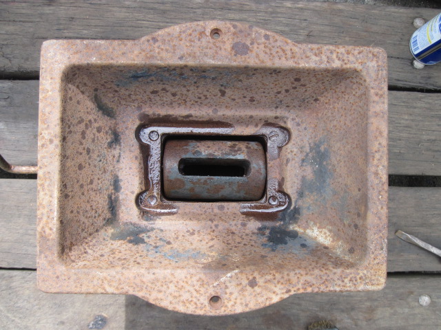 picked up this fire pot and tuyere today - Solid Fuel Forges - I Forge Iron
