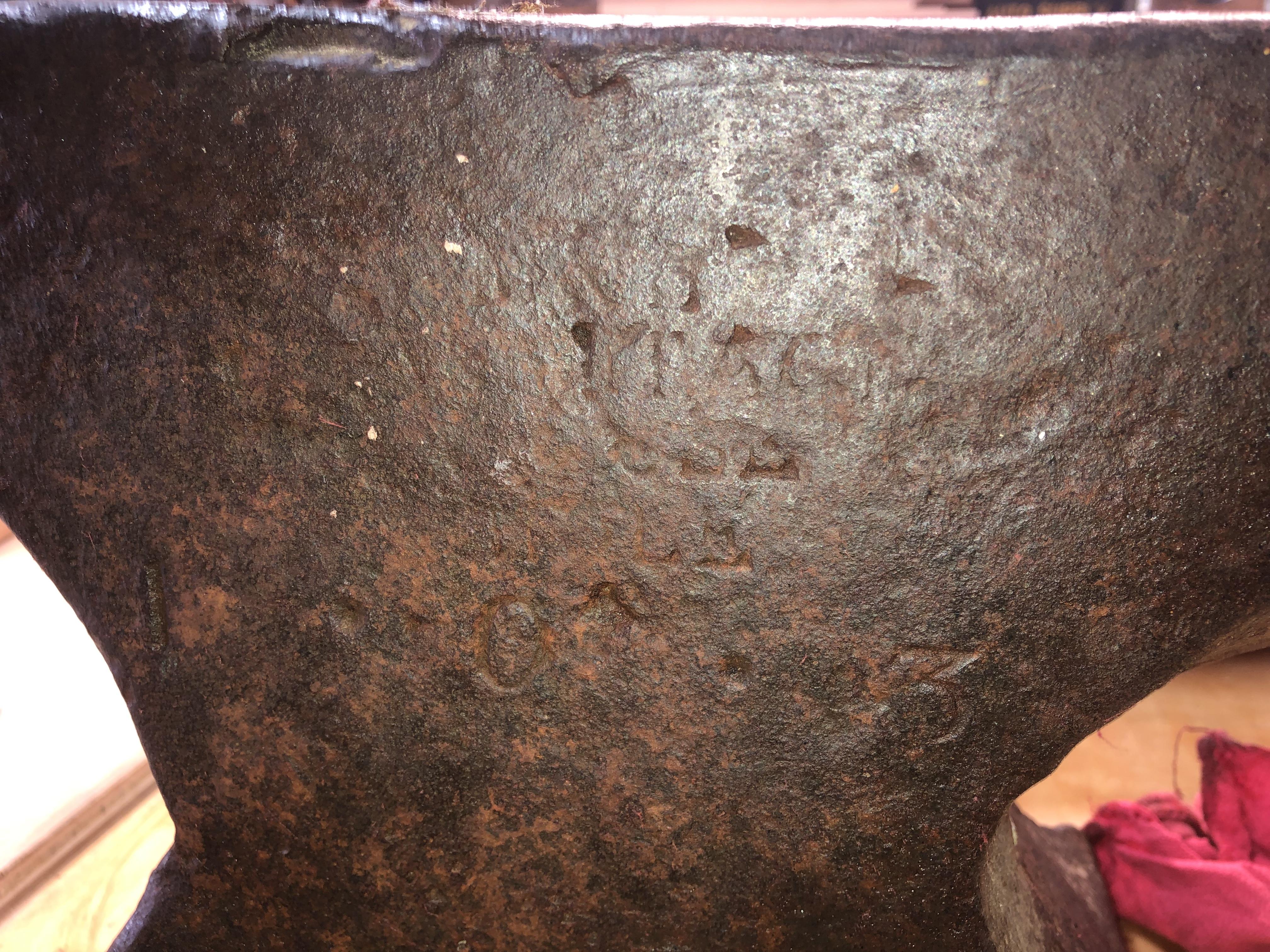 What is it? Old anvil with unique markings. - Anvils, Swage Blocks, and ...