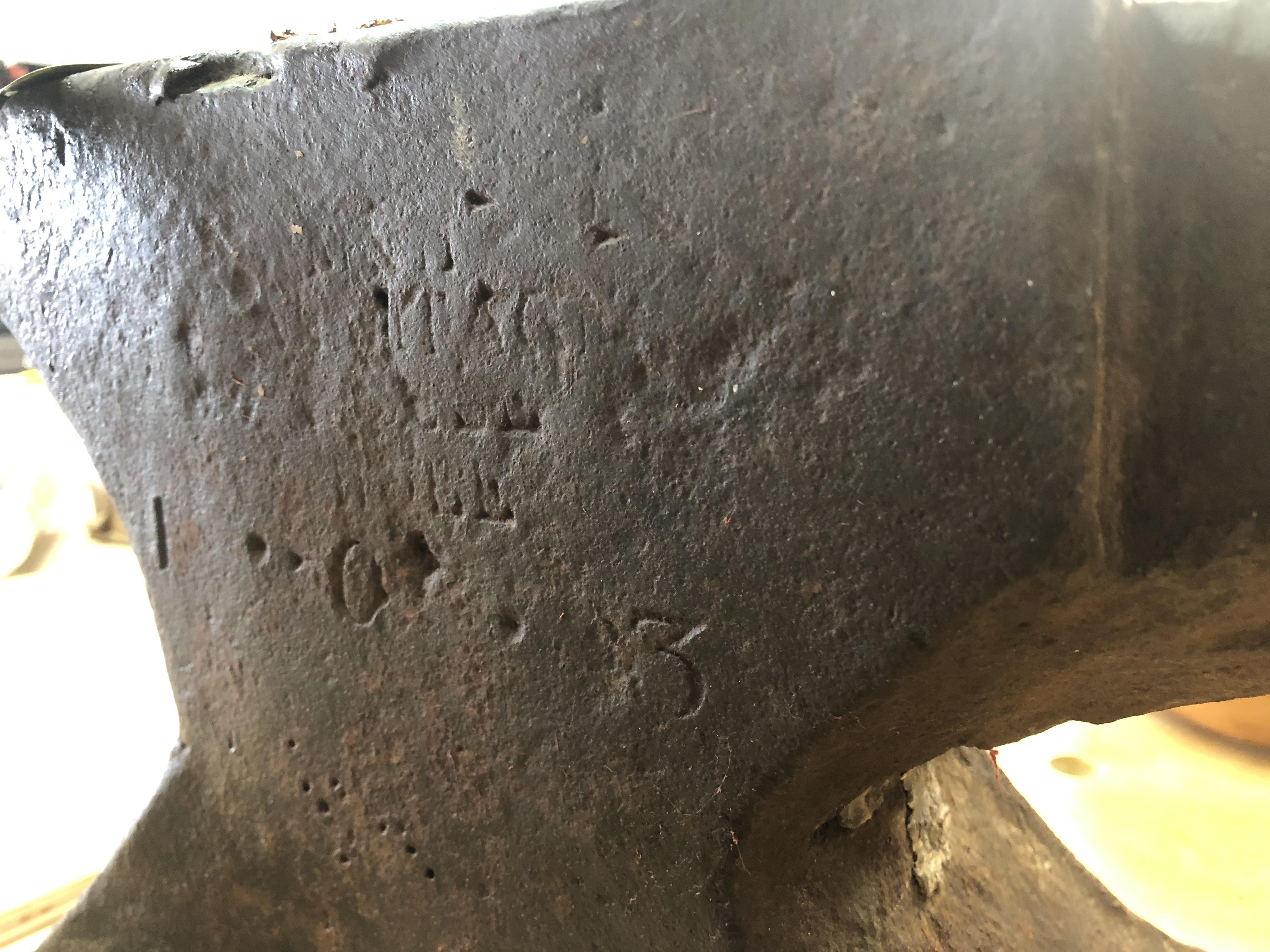 What is it? Old anvil with unique markings. - Anvils, Swage Blocks, and ...