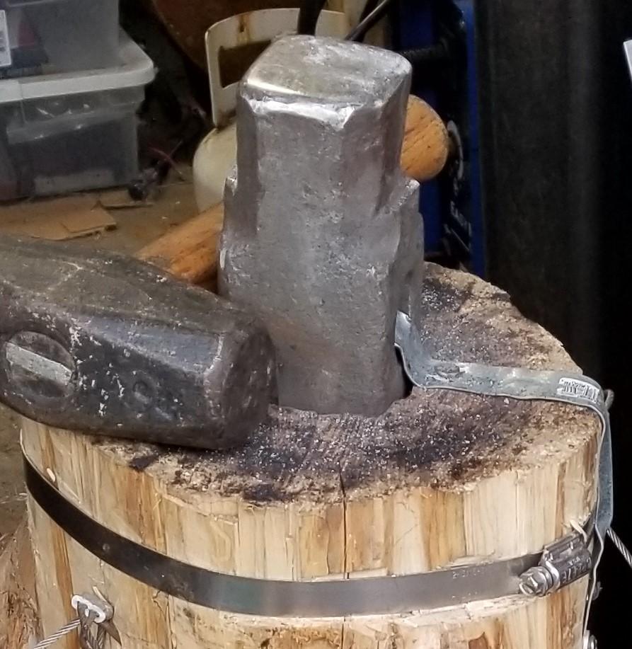 Dressing my Sledge hammer head anvil - Anvils, Swage Blocks, and ...