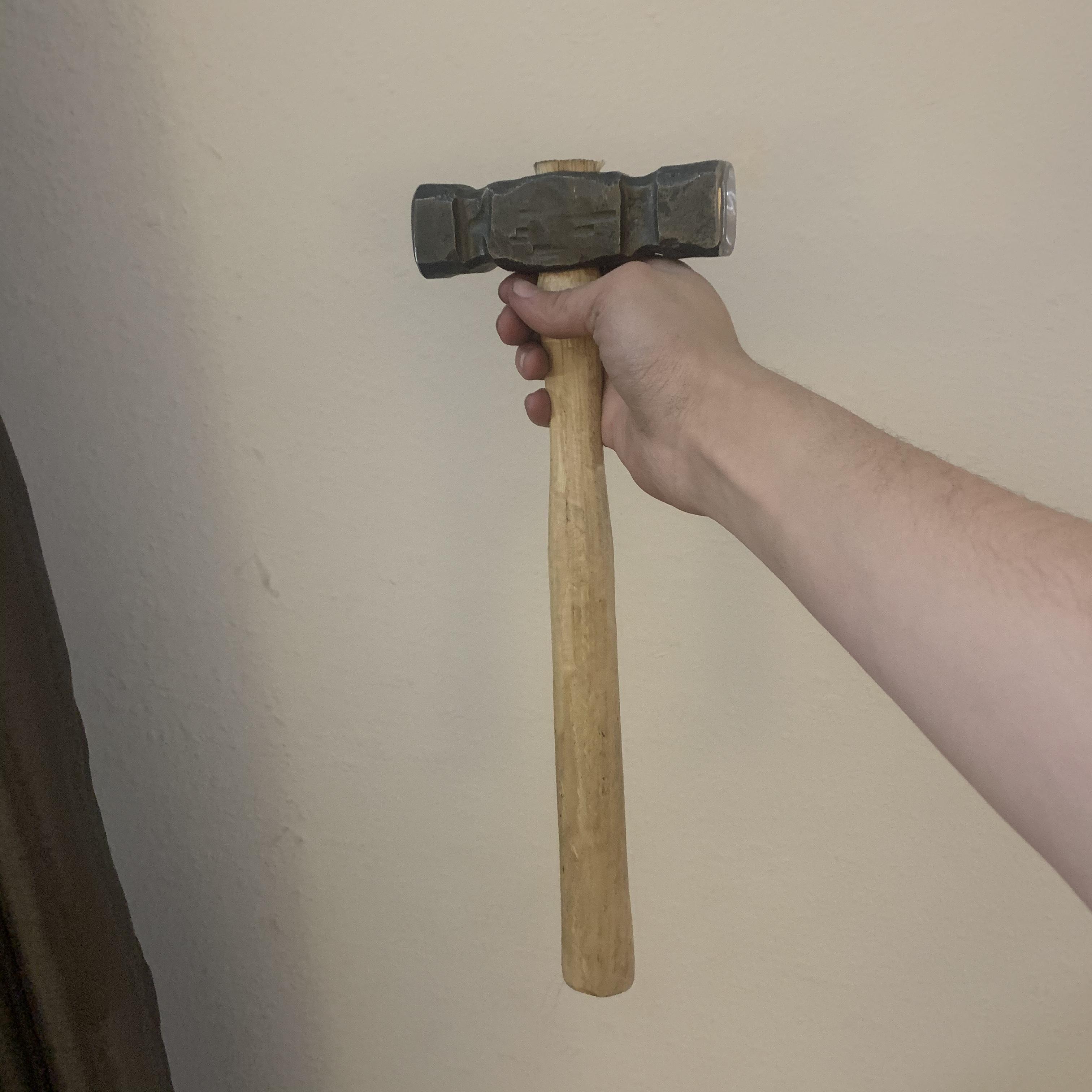 My first forged rounding hammer - Hand Hammers - I Forge Iron