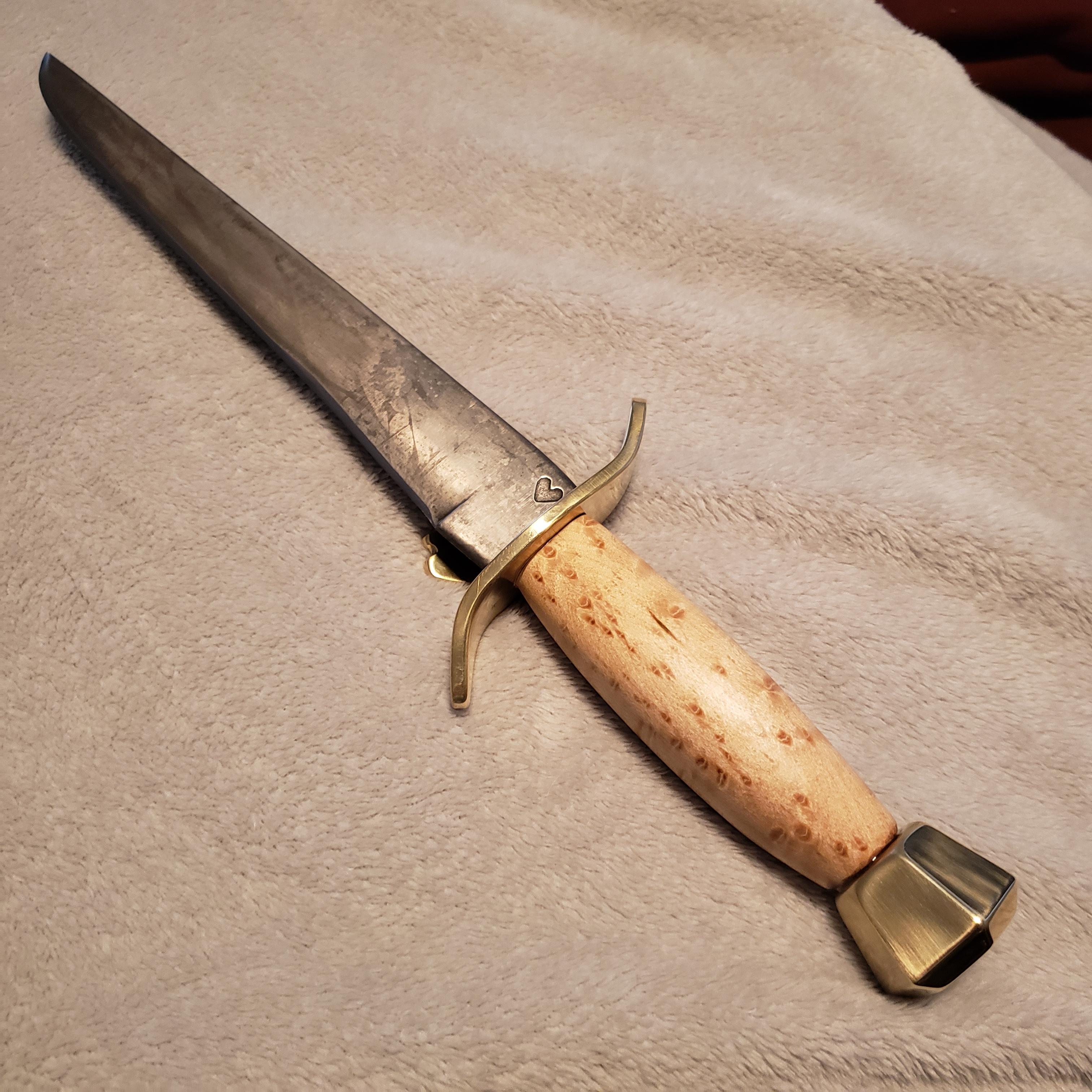 Hessian "Jaeger" knife - Knife Making - I Forge Iron