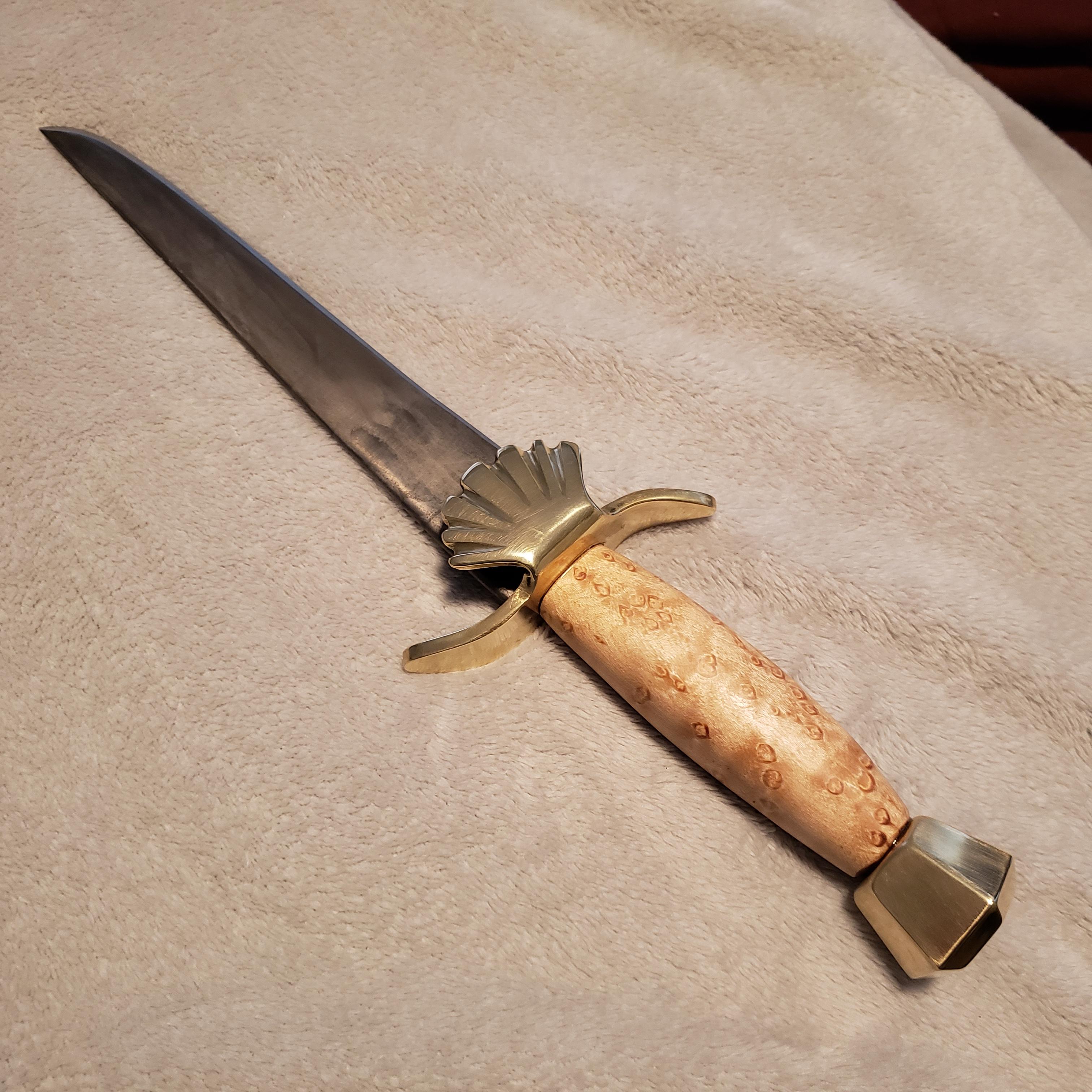 Hessian "Jaeger" knife - Knife Making - I Forge Iron