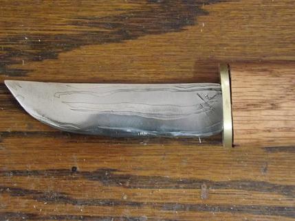 pattern welded jailhouse shiv - Knife Making - I Forge Iron