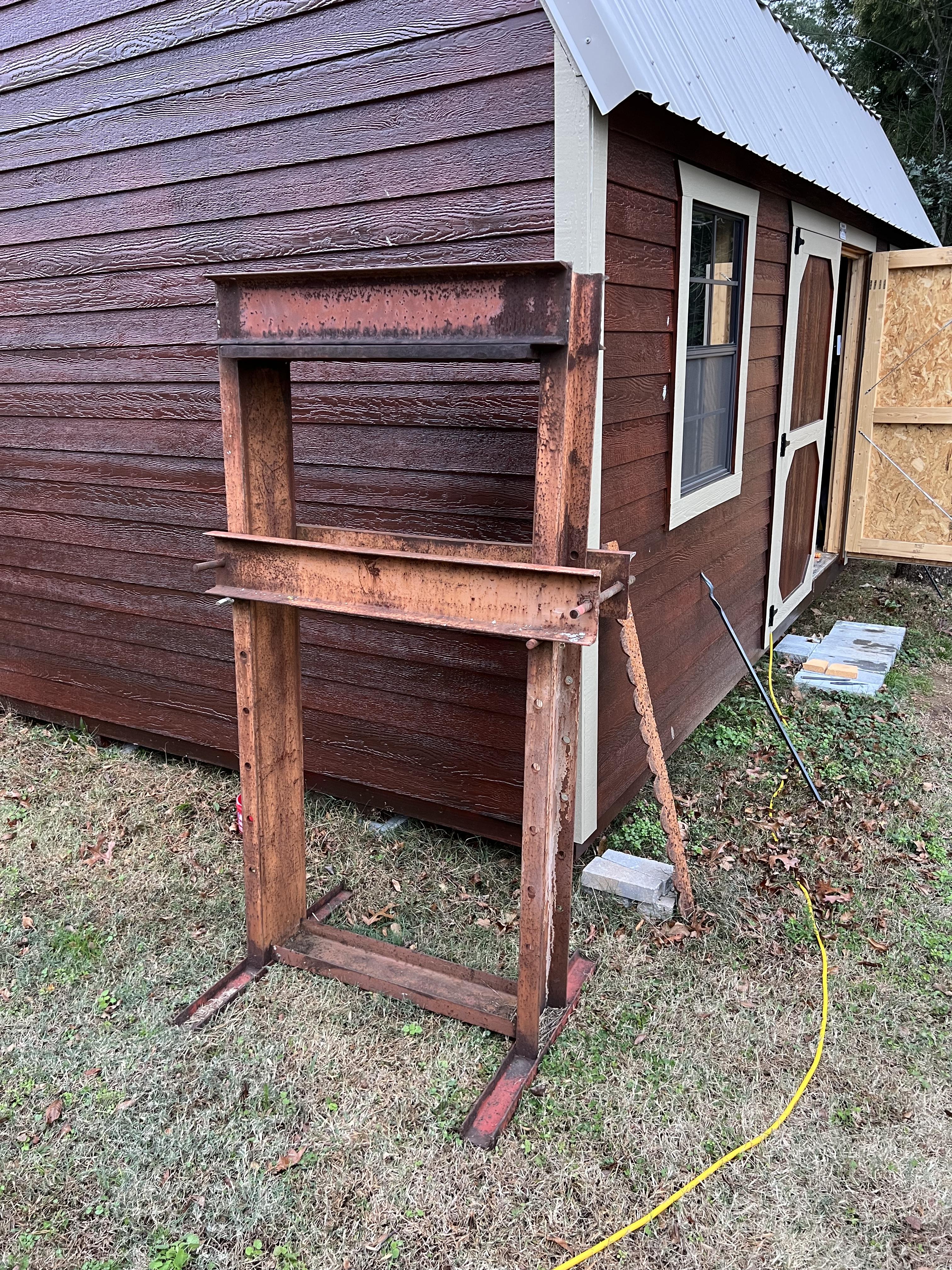 Unloading this by myself was not fun. - Presses - I Forge Iron