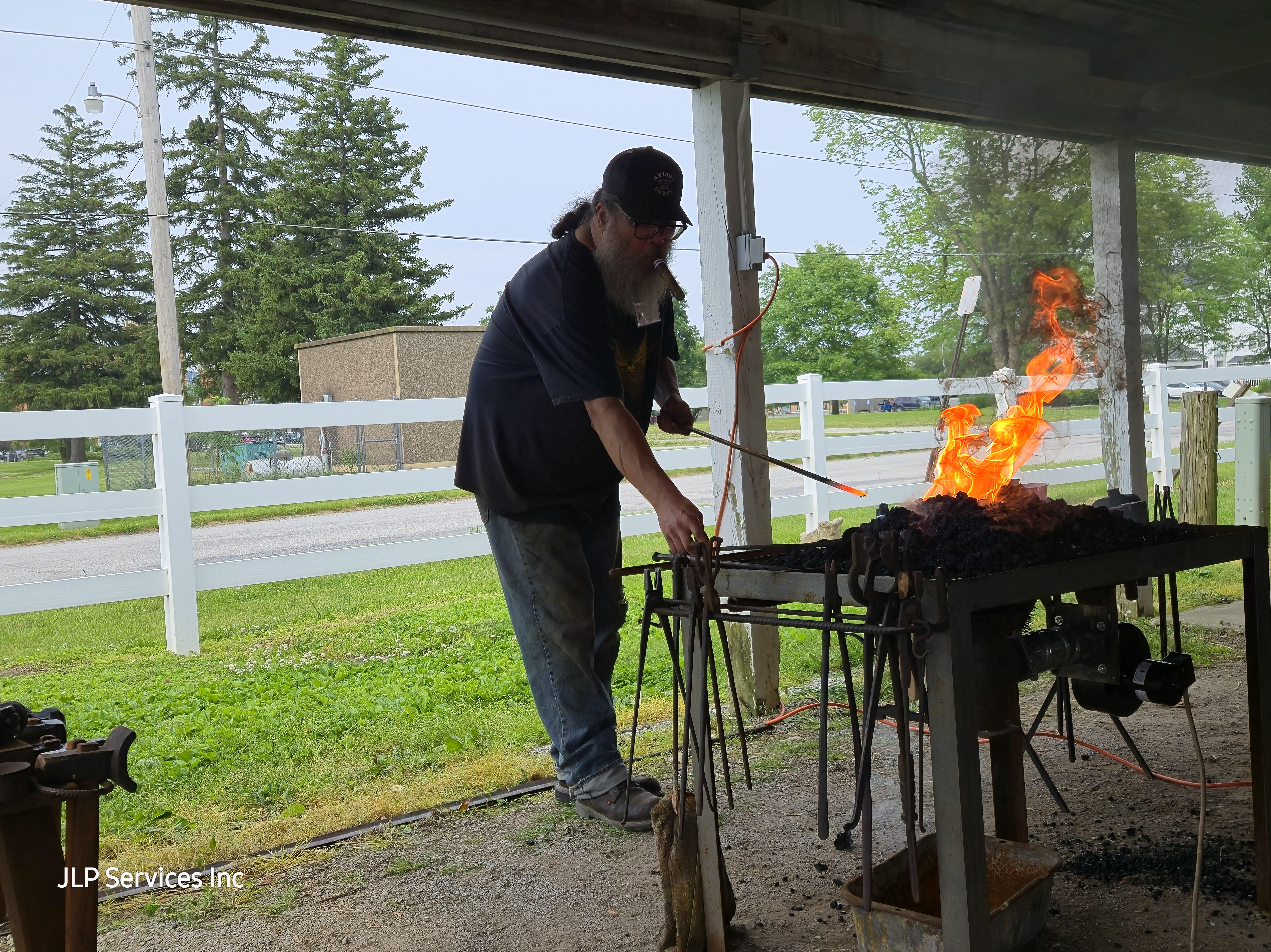 Indiana Blacksmith Association conference June 2025 Tipton, Indiana ...